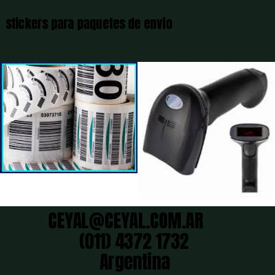 stickers para paquetes de envio | Zebra Etiquetadora