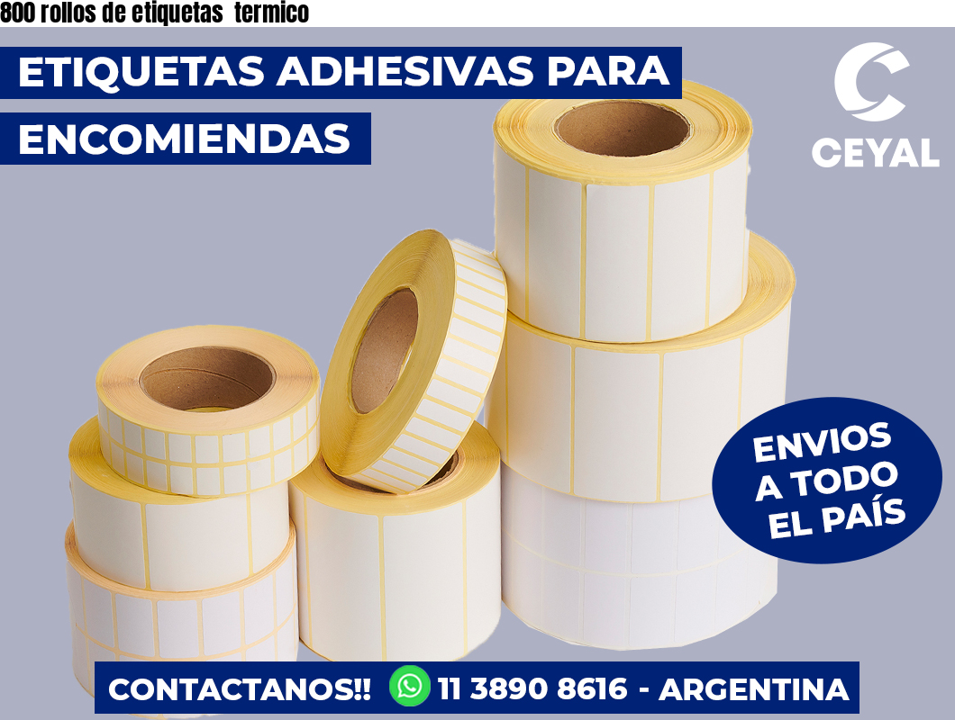 800 rollos de etiquetas termico | Zebra Etiquetadora