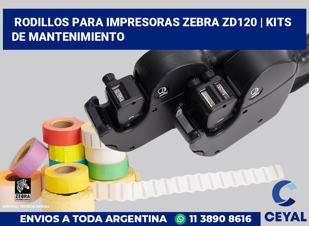 Rodillos para impresoras Zebra ZD120 | Kits de mantenimiento | Zebra ...