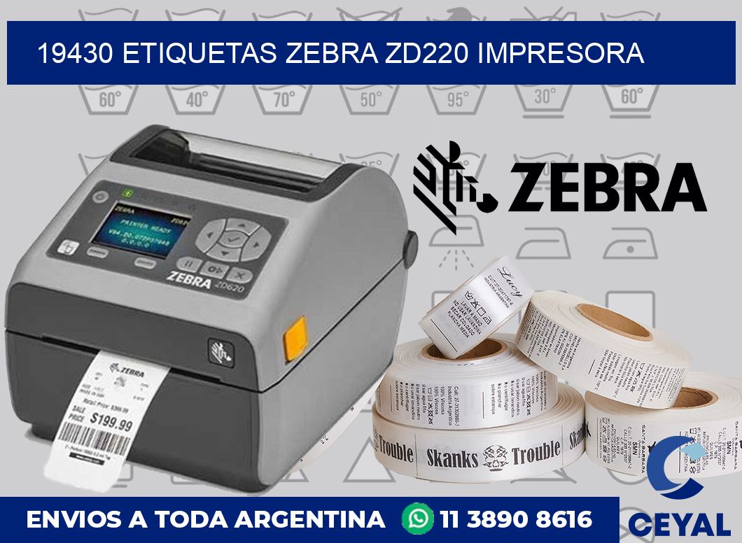 19430 etiquetas Zebra zd220 impresora | Zebra Etiquetadora
