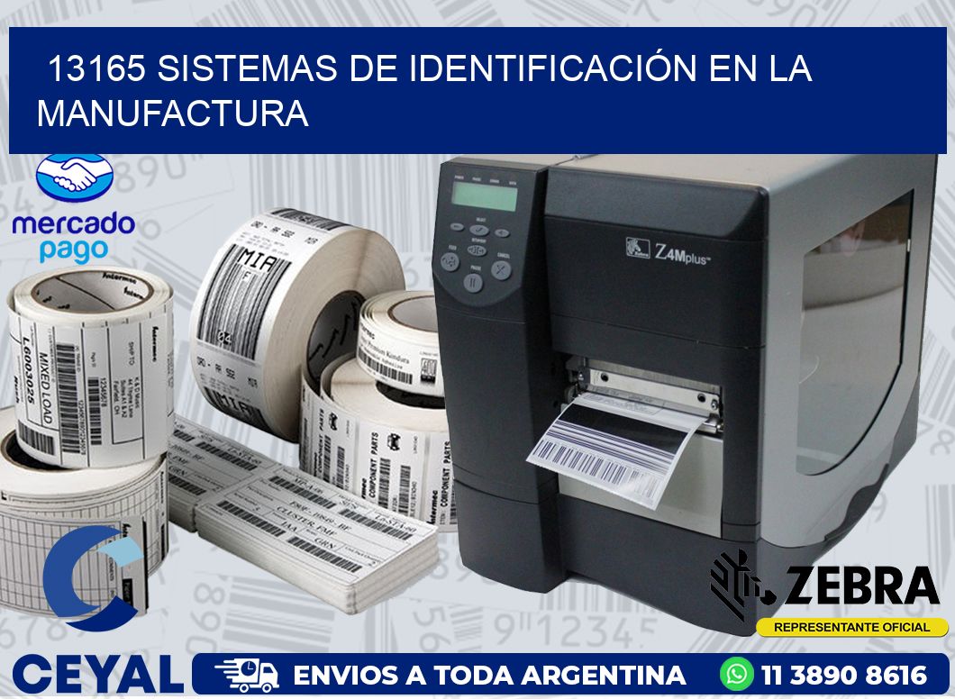 13165 SISTEMAS DE IDENTIFICACIÓN EN LA MANUFACTURA | Zebra Etiquetadora
