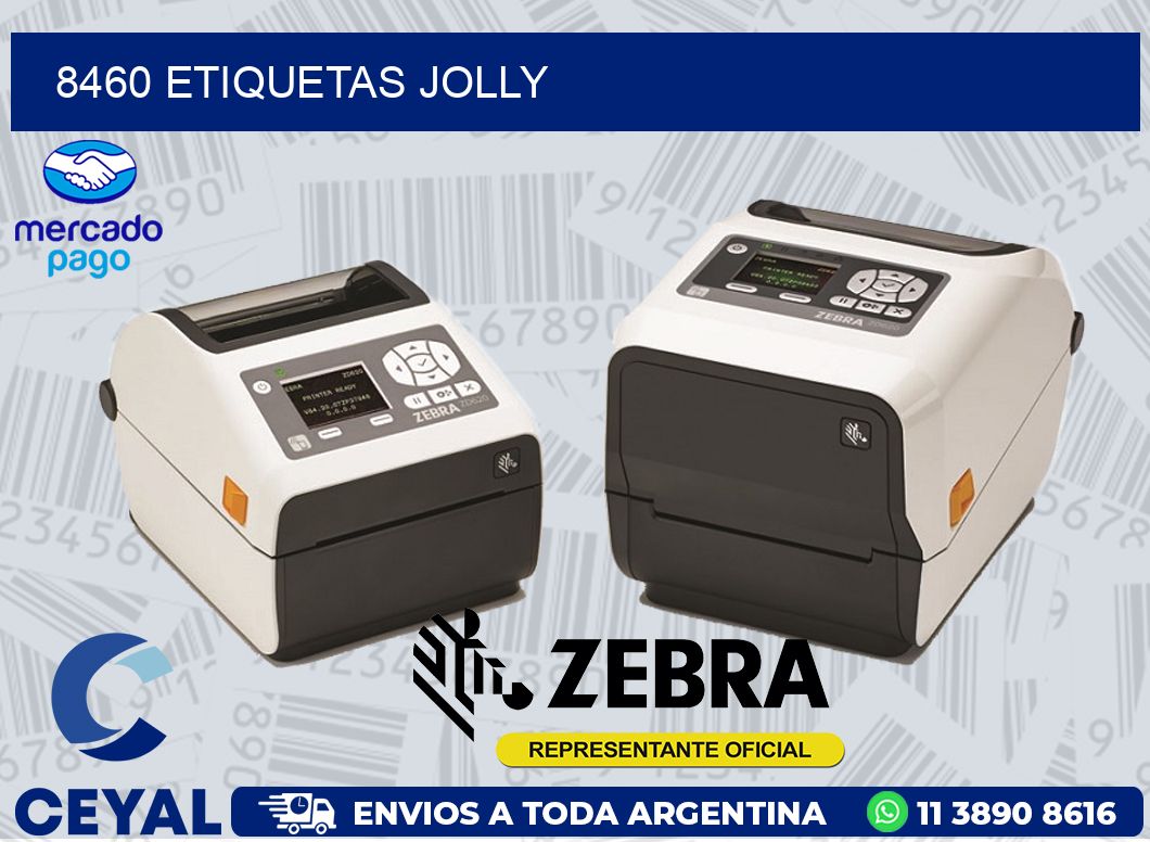 8460 ETIQUETAS JOLLY | Zebra Etiquetadora