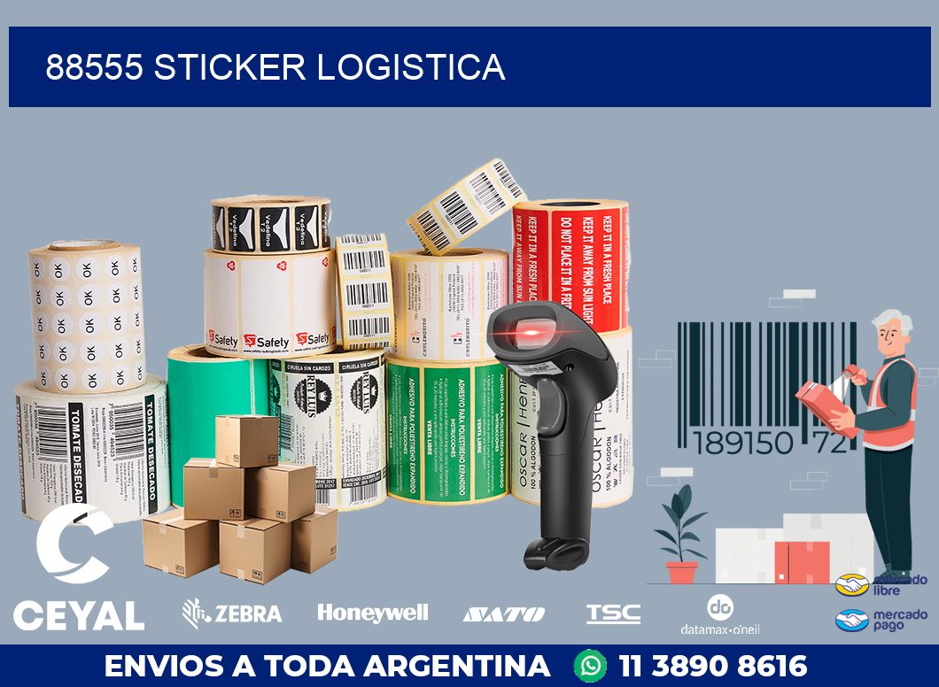 88555 STICKER LOGISTICA | Zebra Etiquetadora