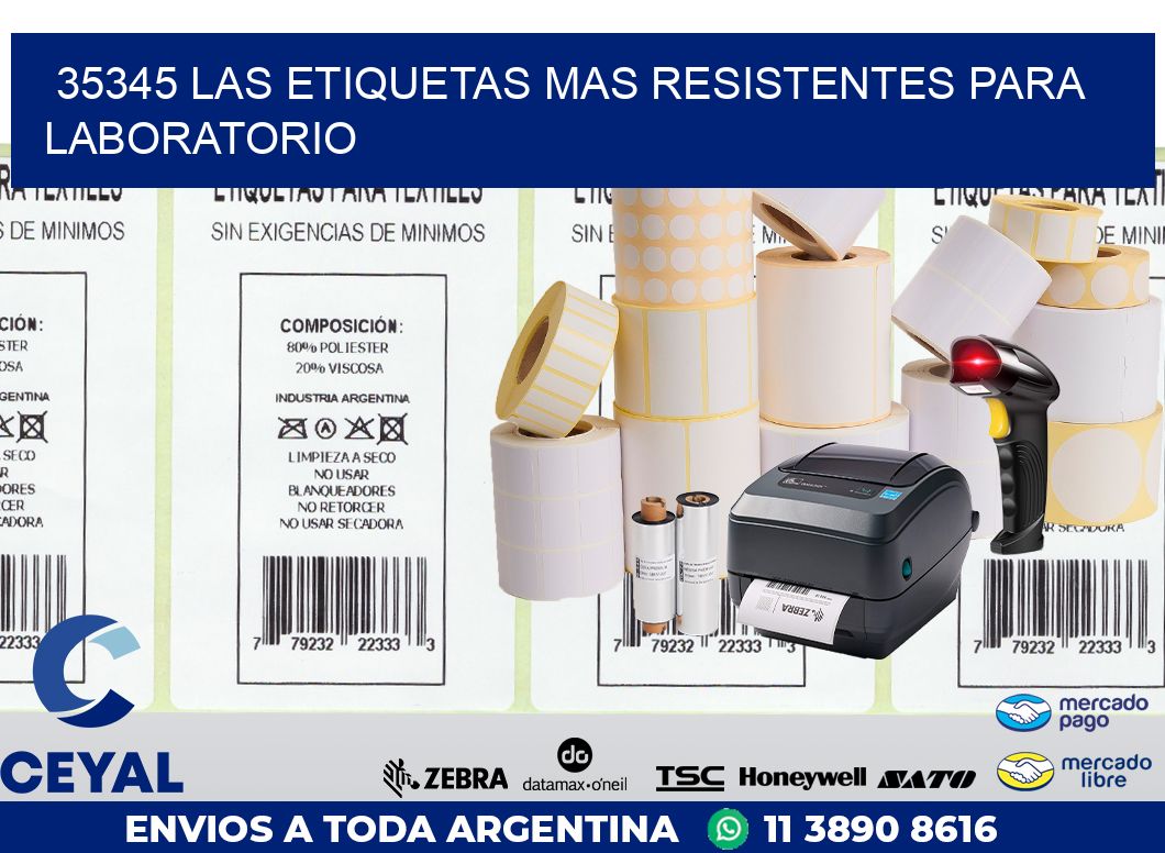 35345 LAS ETIQUETAS MAS RESISTENTES PARA LABORATORIO | Zebra Etiquetadora