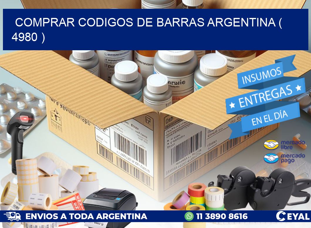 comprar codigos de barras argentina ( 4980 ) | Zebra Etiquetadora